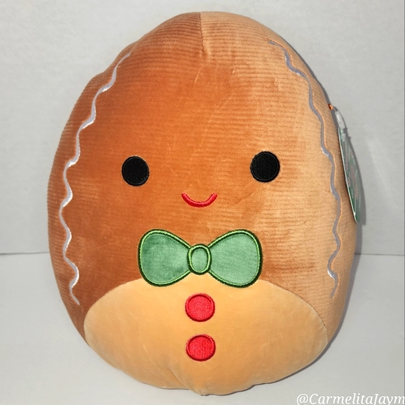 Squishmallows | Toys | Jordan Gingerbread Boy Squisharoy Christmas 223 ...